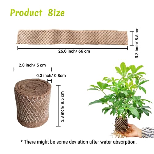MiniJungle 6PCS Hydroponic Pods, Hydroponic Sponge Compatible with Aero-Garden Various Planting Systems, Replacement Root Growth Sponge, for Indoor & Outdoor Hydroponic Garden Seed Pods