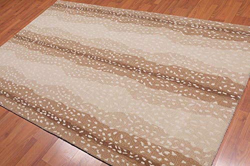 Old Hand Made Cheetah Antelope Contemporary Woolen Area Rugs (8'x10')