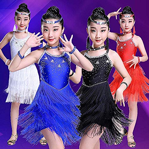 Fringe Trim Tassel 6 inch Wide 5 Yards Long for Clothes Accessories Latin Wedding Dress DIY Decoration (Black)