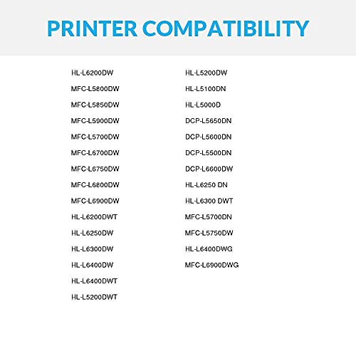 SPEEDYINKS Compatible Toner Cartridge Replacement for Brother TN850 High Yield (Black, 10-Packs) for use in DCP-L6600DW HL-L6200DW HL-L6200DWT HL-L6250DN HL-L6250DW HL-L6300DWT & HL-L6300DW