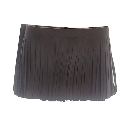 KUYLENT 2 Yards 4 Inches PU Faux Leather Fringe Trim Tassel Trim for Craft DIY Sewing Clothing Handbag Garment Hem Decoration (Dark Coffee)