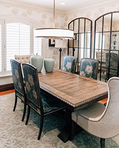 Antiqued Window Arch Wall Floor Mirror XL 82"