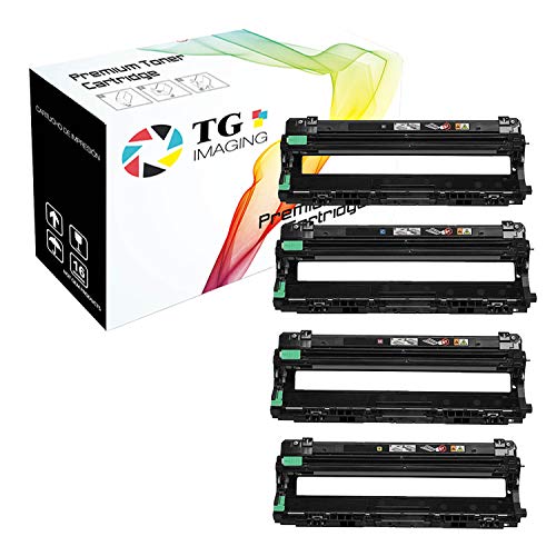 (4-Color Set) TG Imaging Compatible DR223CL Drum Unit Replacement for Brother DR223 HL-L3210CW HL-L3230CDW HL-L3270CDW MFC-L3710CW MFC-L3750CDW MFC-L3770CDW Printer (Use with TN223/227 Toner)