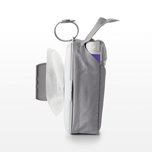 OXO Tot On-The-Go Wipes Dispenser with Diaper Pouch, Gray