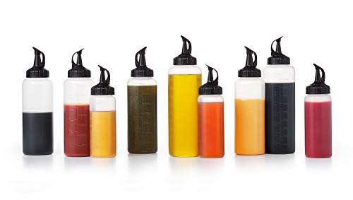 OXO Good Grips Chef’s Squeeze Bottle Set, Plastic, Translucent