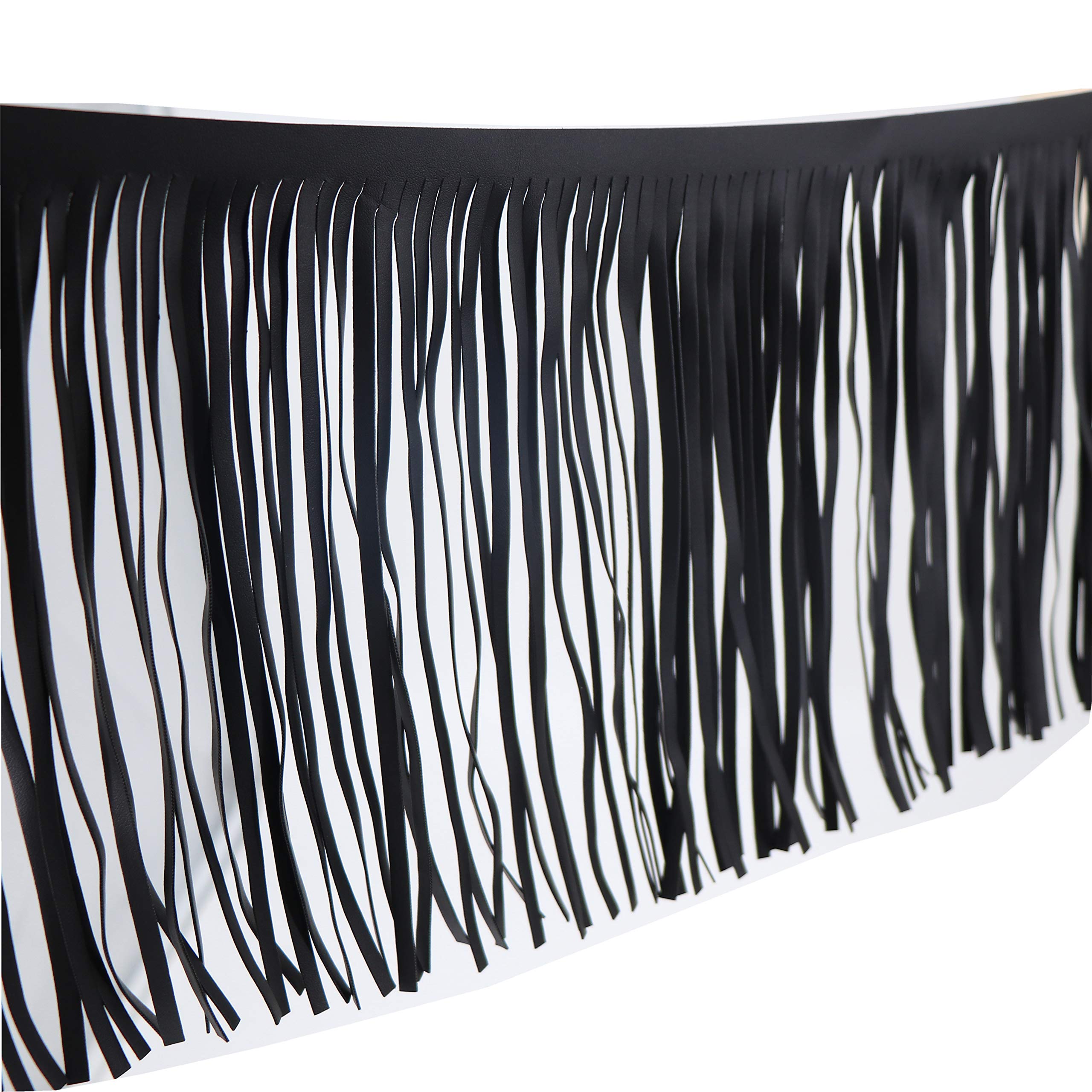 2 Yards Double Side Leather Fringe Trim Brazil Tassel Fringe DIY Clothes Handbad Leather Fringe 23cm 9 inch Wide