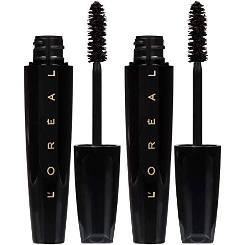 L'Oreal Paris Makeup Voluminous Extra Volume Collagen Plumping Mascara, Black, 0.34 Fl Oz, Pack of 2