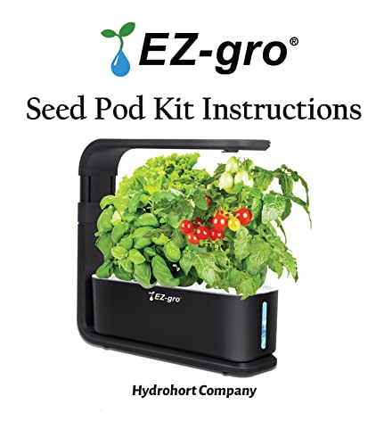 EZ-gro Salad Green Mixed Seed Pod Kit (3 Pod) for Your Hydroponics Growing System - Pre-Seeded Hydroponic Pods - 4 oz Hydroponic Nutrients - Seed Pods for Hydroponic Garden Indoor