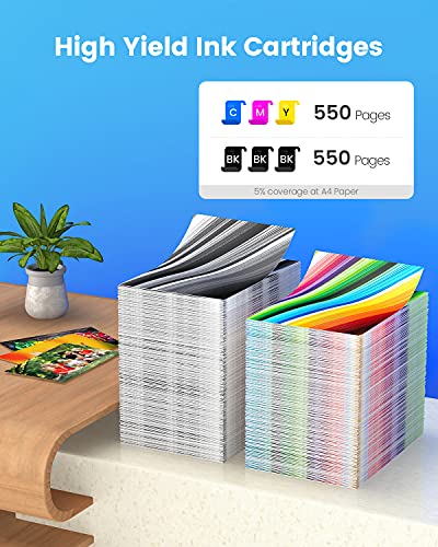 PACITEK Compatible Replacement for Brother LC3017 LC 3017 XL Ink Cartridges, Work with Brother Brother MFC-J5330DW MFC-J6930DW MFC-J6530DW MFC-J6730DW Printers (2 Black, 1 Cyan, 1 Magenta, 1 Yellow)