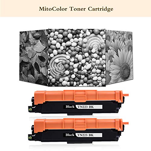 2-Pack Black Compatible Toner Cartridge Replacement for Brother TN223BK TN 223 TN-223 for HL-L3210CW HL-L3230CDW HL-L3270CDW HL-L3290CDW MFC-L3710CW DCP-L3550CDW,Sold by MitoColor