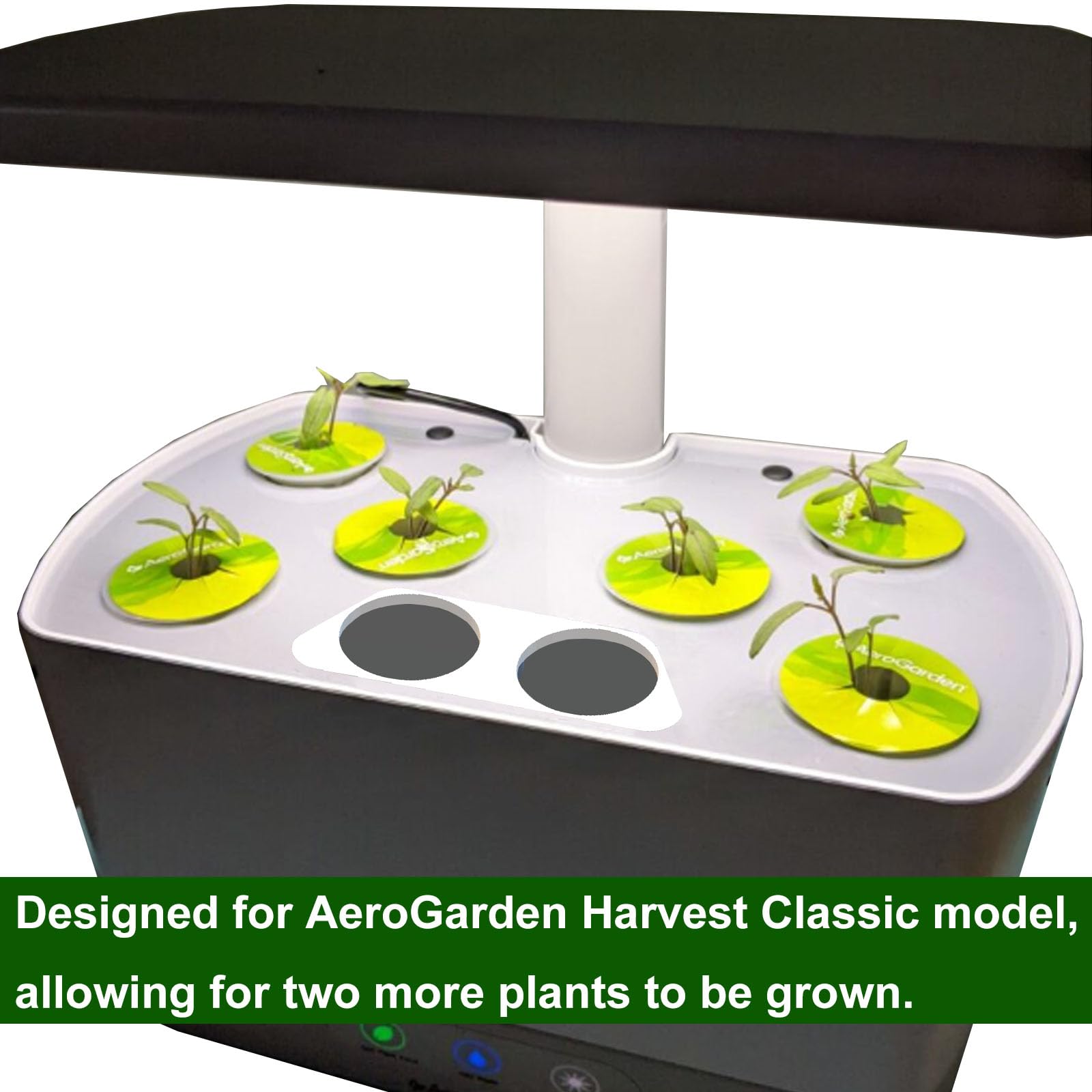 PIAOLGYI Replacement Water Reservoir Cover Lid for AeroGarden Harvest,Water Cap Pod Converter Compatible with Aerogarden Harvest Basic