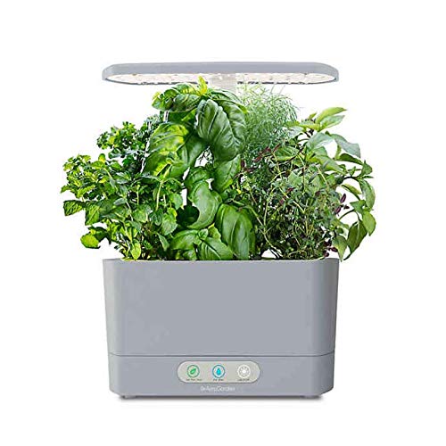AeroGarden Harvest Indoor Hydroponic Herb Garden, Silver
