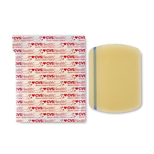CVS Health Hydrocolloid Gel Adhesive Pads, 4 Pads, 3.07 in x 2.32 in