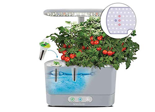AeroGarden Harvest Indoor Hydroponic Herb Garden, Silver