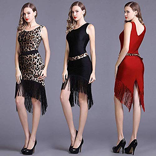 Fringe Trim Tassel 8 inch Wide 2 Yards Long for Clothes Accessories Latin Wedding Dress DIY Decoration (8in,Black)