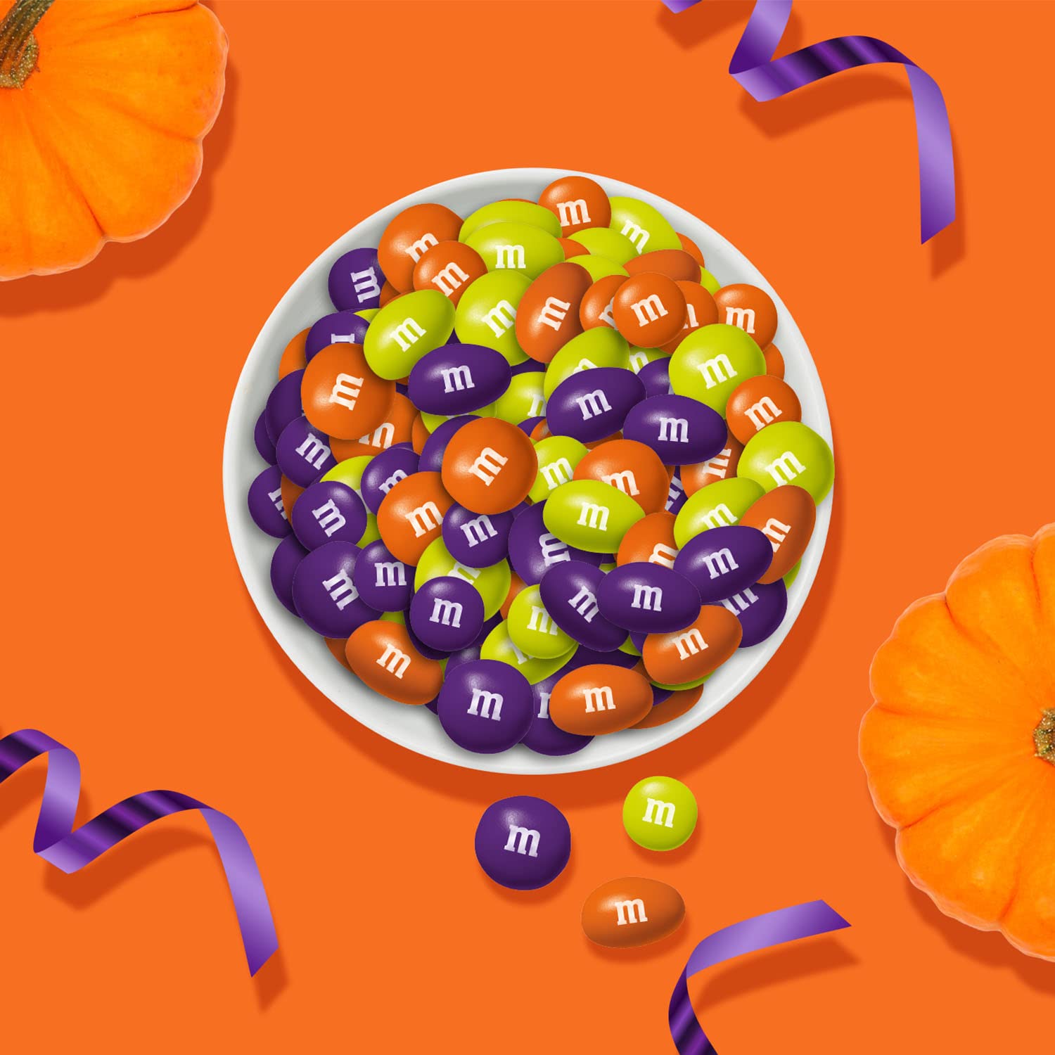 M&M'S Mad Scientist Mix Peanut, Peanut Butter & Milk Chocolate Assorted Halloween Candy, 8 oz Bag