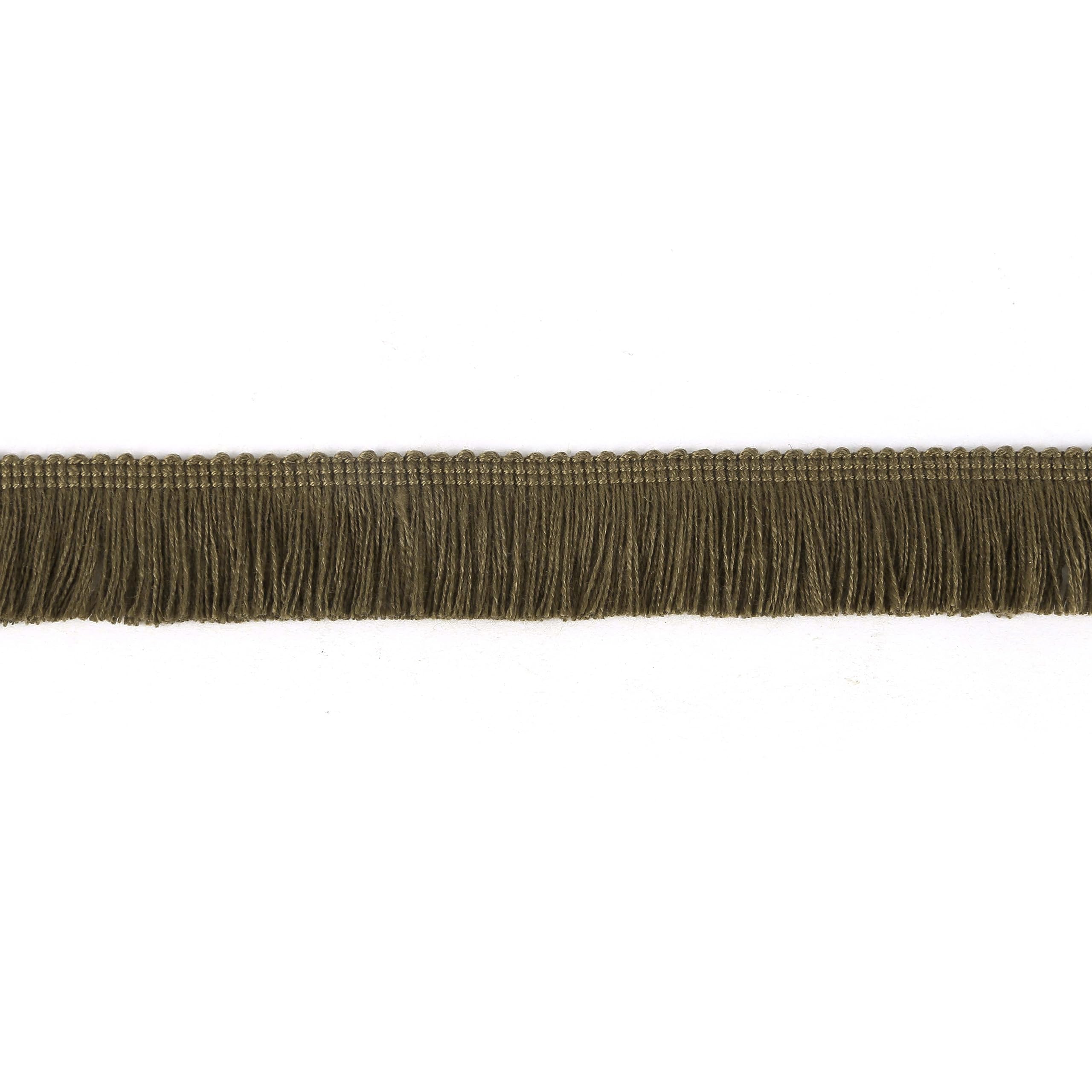 BEL AVENIR Sewing Fringe Trim 13.7 Yards x 1 Inch Tassel Trim Sewing Accessory Lace for Clothes Home Decoration DIY (Dark Coffee)