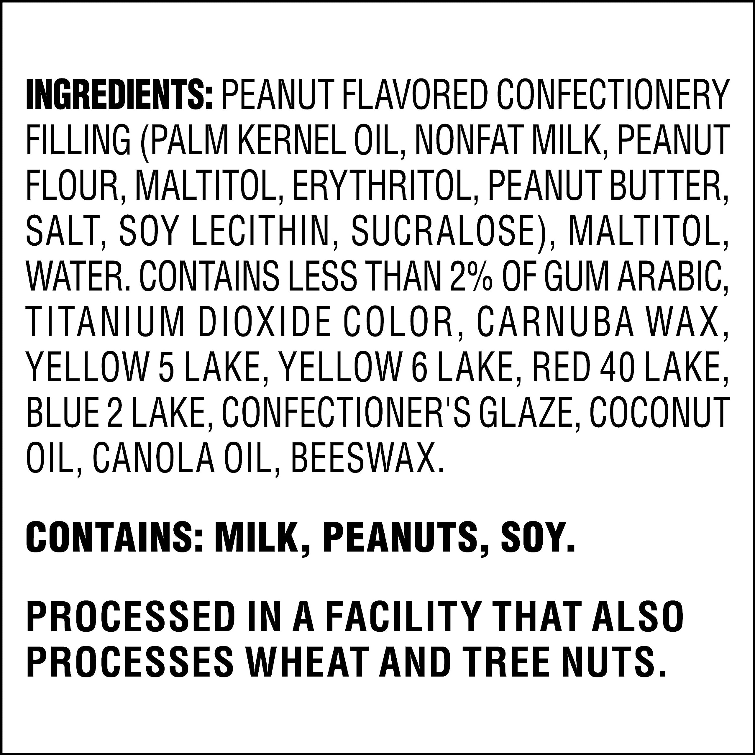 Atkins Endulge Treat, Peanut Butter Candies, 2g Net Carbs, 2g Sugar, Creamy Peanut Butter Filling, Low Carb, Low Sugar, 4 Packs (5 Count Each)