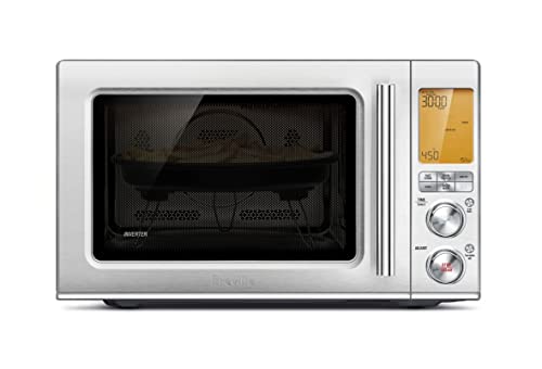 Breville Combi Wave 3-in-1 Microwave, Air Fryer, and Toaster Oven, Brushed Stainless Steel, BMO870BSS1BUC1