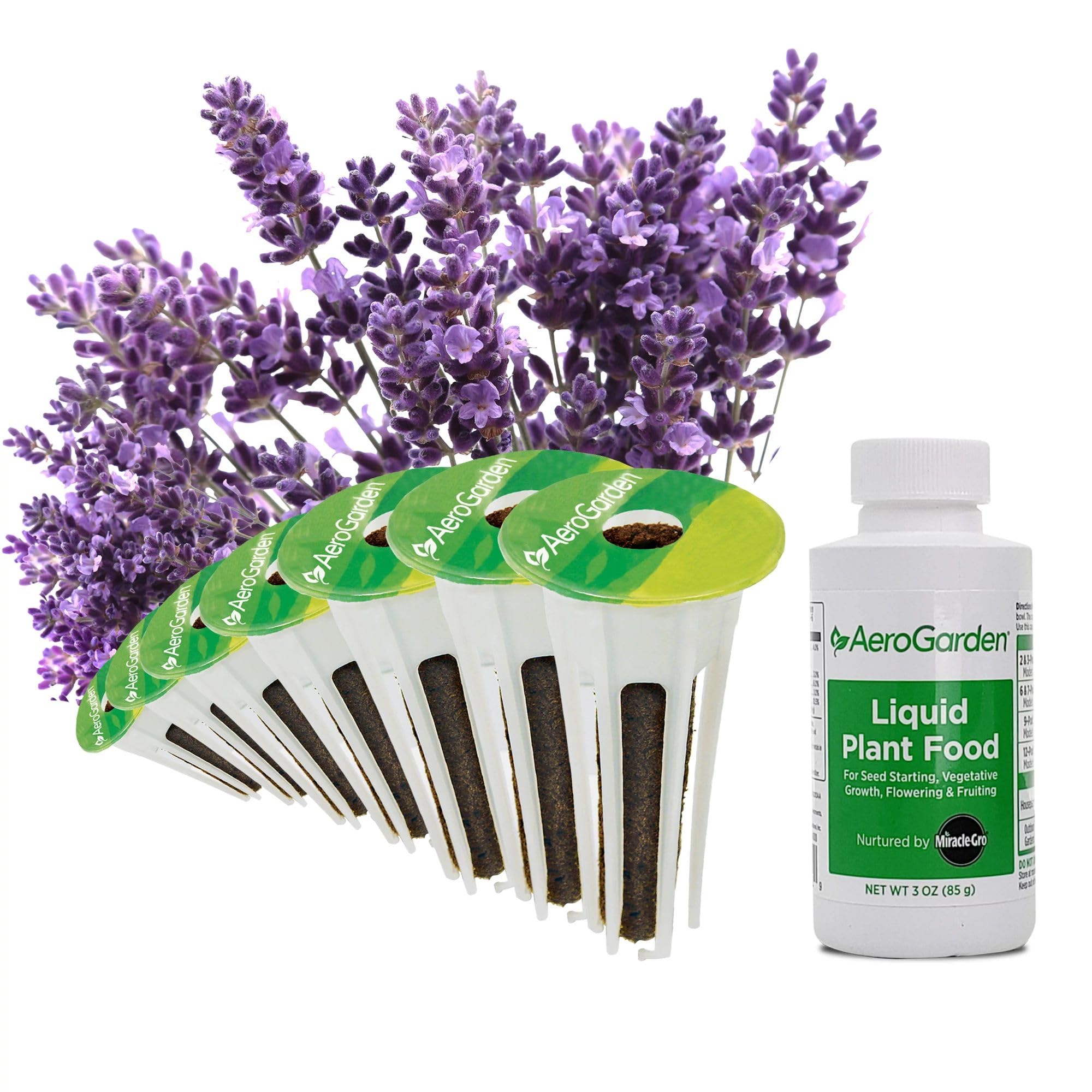 AeroGarden Lavender Seed Pod Kit (7-Pod), Multi-Color