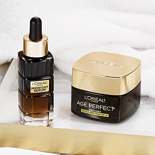 L'Oreal Paris Age Perfect Cell Renewal Anti-Aging Day Moisturizer with SPF 25, Vitamin E & Antioxidants to Smooth Wrinkles & Firm Skin, 1.7 oz
