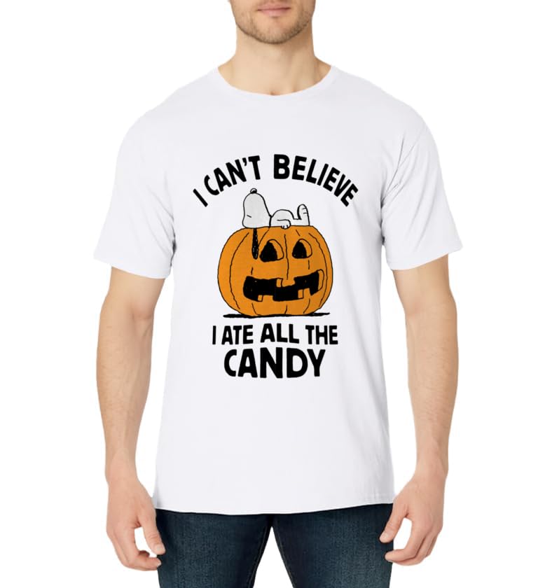 Peanuts Halloween Snoopy All The Candy T-Shirt