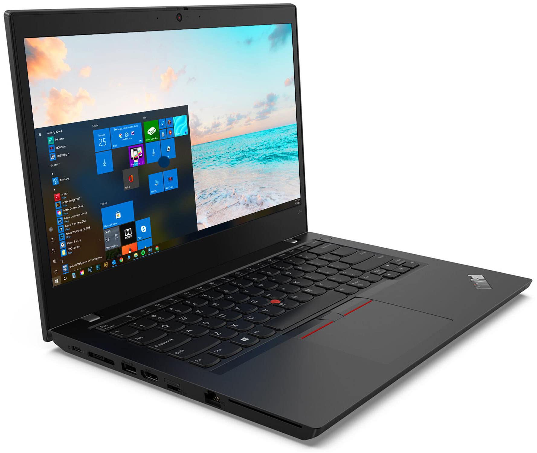 Lenovo ThinkPad L14 Gen 2 14.0" 60Hz FHD IPS Display Business Laptop (Intel i5-1135G7 4-Core, 16GB RAM, 512GB PCIe SSD, Intel Iris Xe, WiFi 6, Bluetooth 5.2, HD Webcam, Win 11 Pro) with Hub