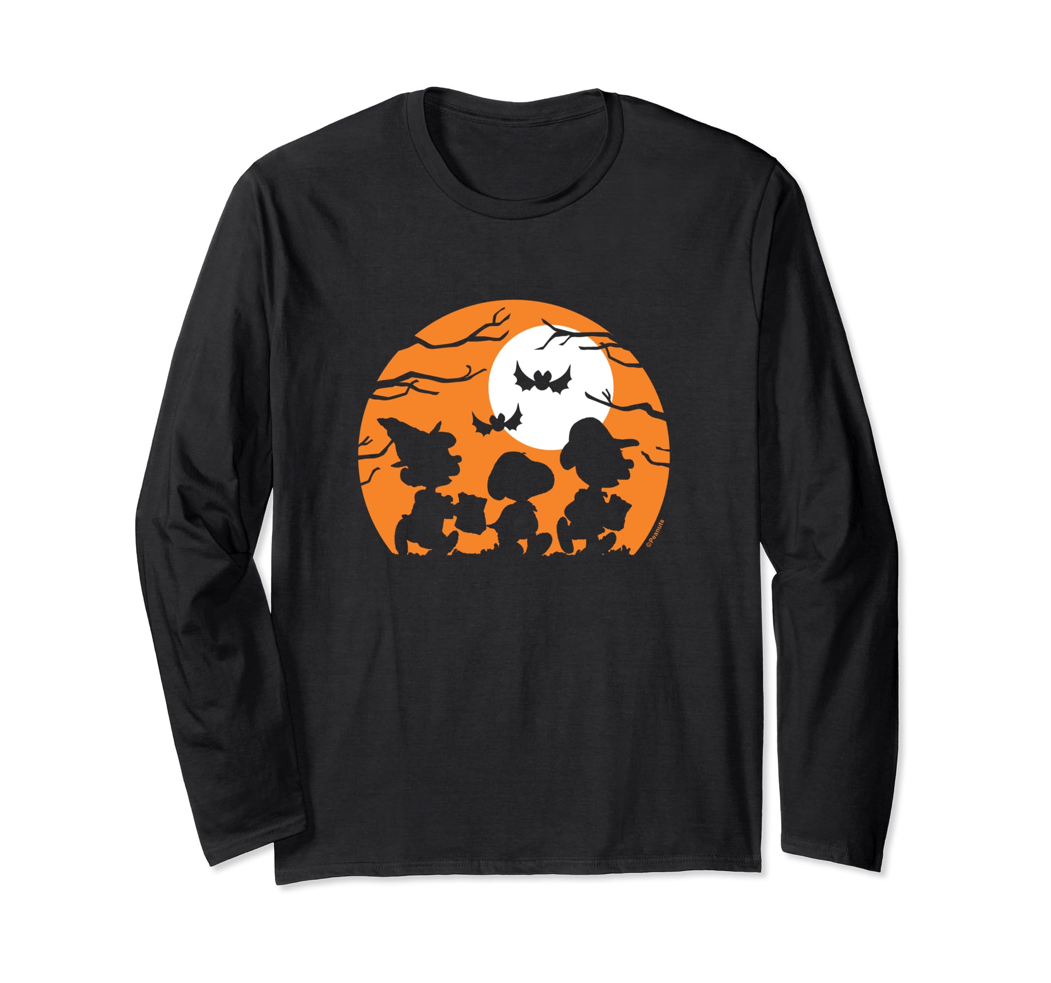 Peanuts - Halloween - Trick Or treat Silhouettes Long Sleeve T-Shirt