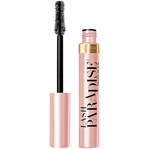 L'Oreal Paris Makeup Lash Paradise Mascara, Voluptuous Volume, Intense Length, Feathery Soft Full Lashes, No Flaking, No Smudging, No Clumping, Mystic Black, 0.25 Fl Oz (Pack of 1)