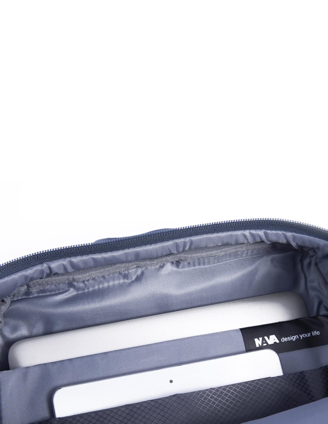 NAVA Design - Organized Backpack with PC Holder and Top Opening, Blue - Size 43 x 31 x 16 cm