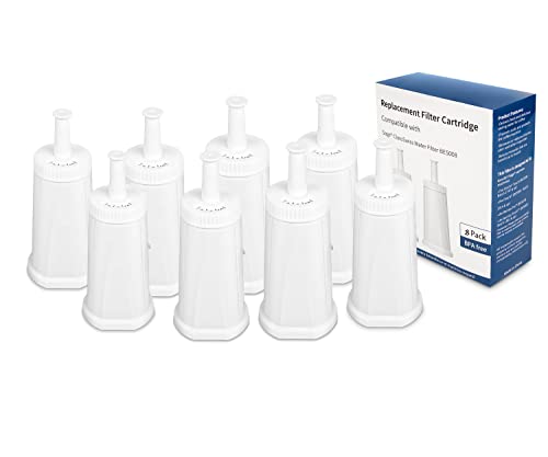 Ouxunus Filter - Replacement Water Filter Compatible with Breville Sage Claro Swiss For Oracle, Barista & Bambino - Compare to Part #BES008WHT0NUC1.(Pack of 8)