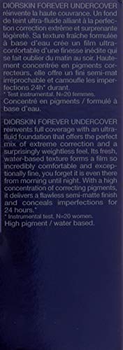 Christian Dior Diorskin Forever Undercover Foundation for Women, 020 Light Beige, 1.3 Ounce