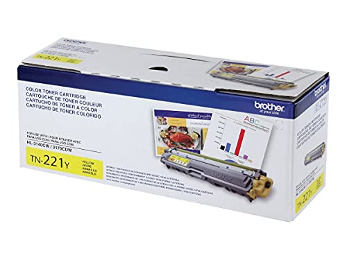Brother Tn221y Tn221y Toner, Yellow