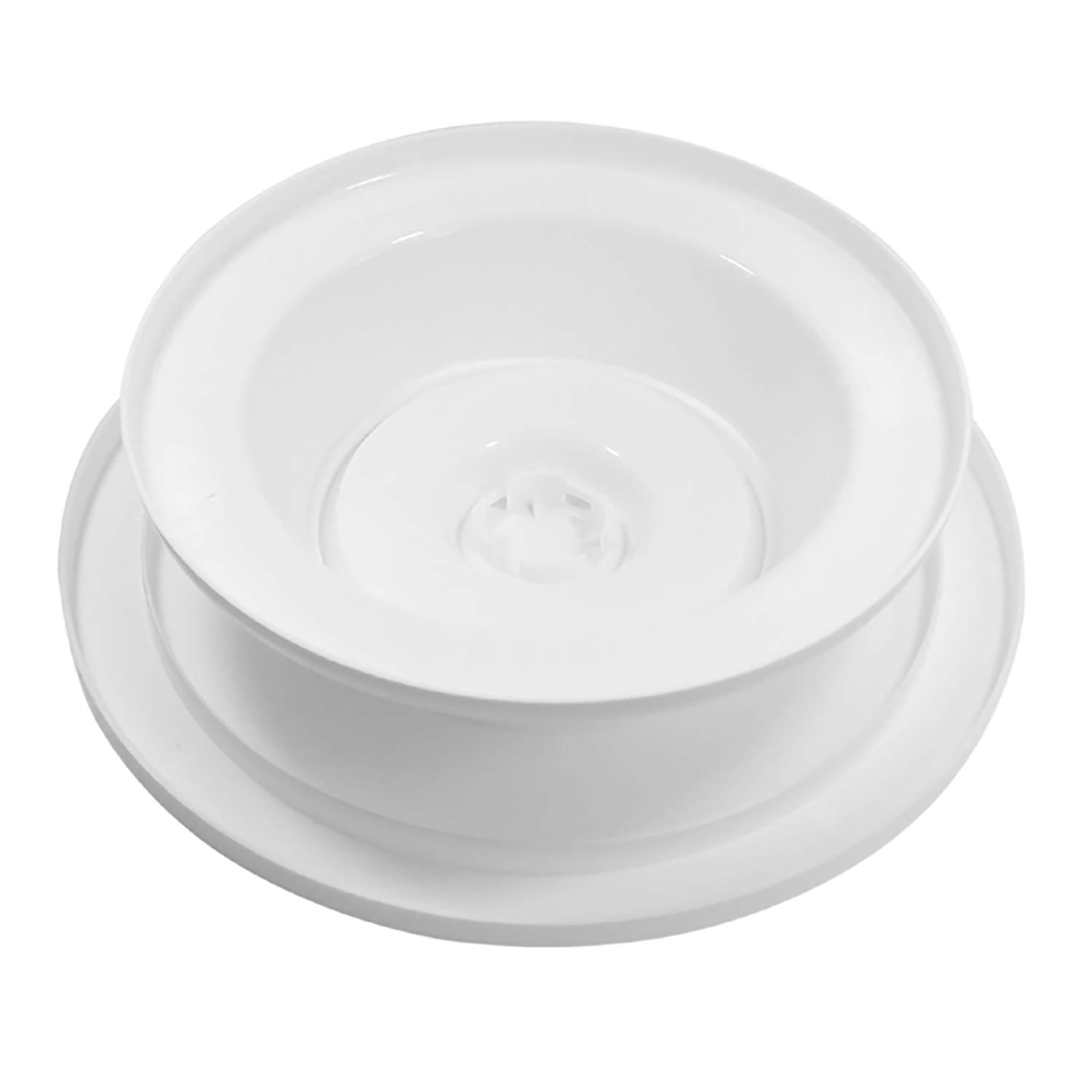 KEILEOHO 2 Pack 11 Inch Premium Cake Turntables, Smoothly Turns for Cake Decorating, Lightweight & Durable Stand for Decoration, Sculpting, Model Building, Painting