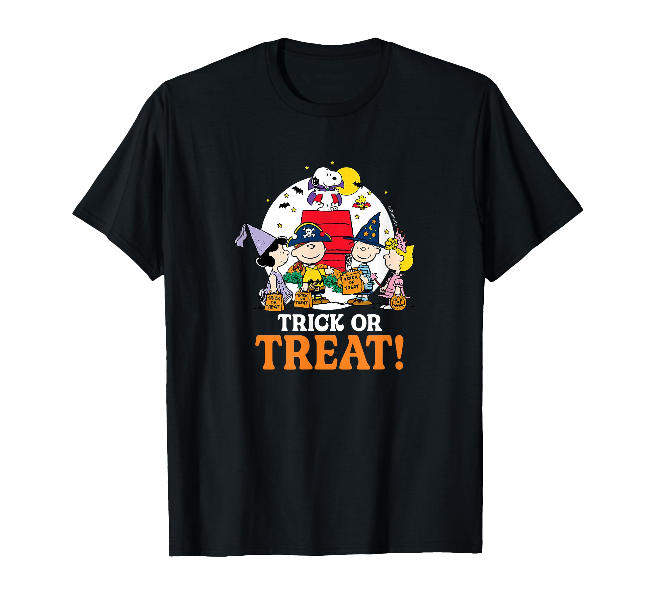 Peanuts - Halloween - Trick Or Treat moonlight T-Shirt