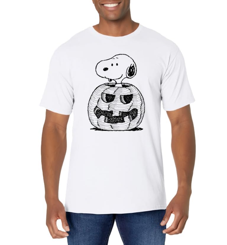 Peanuts Halloween Snoopy Jack-O'-Lantern T-Shirt