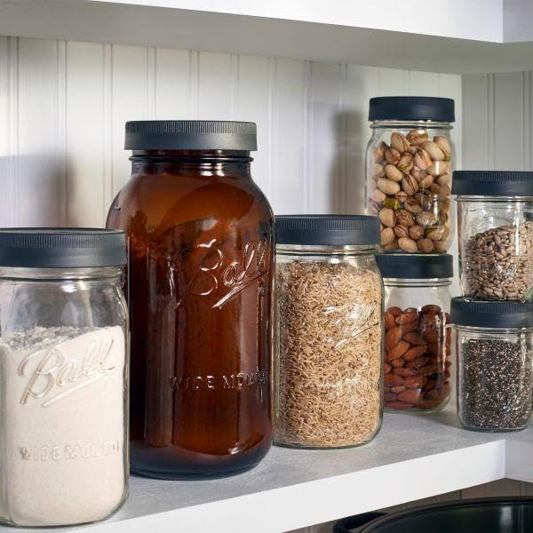 Ball Mason Jar Lids - Regular Mouth (Mason Jar Caps) - Leak Proof (Standard)