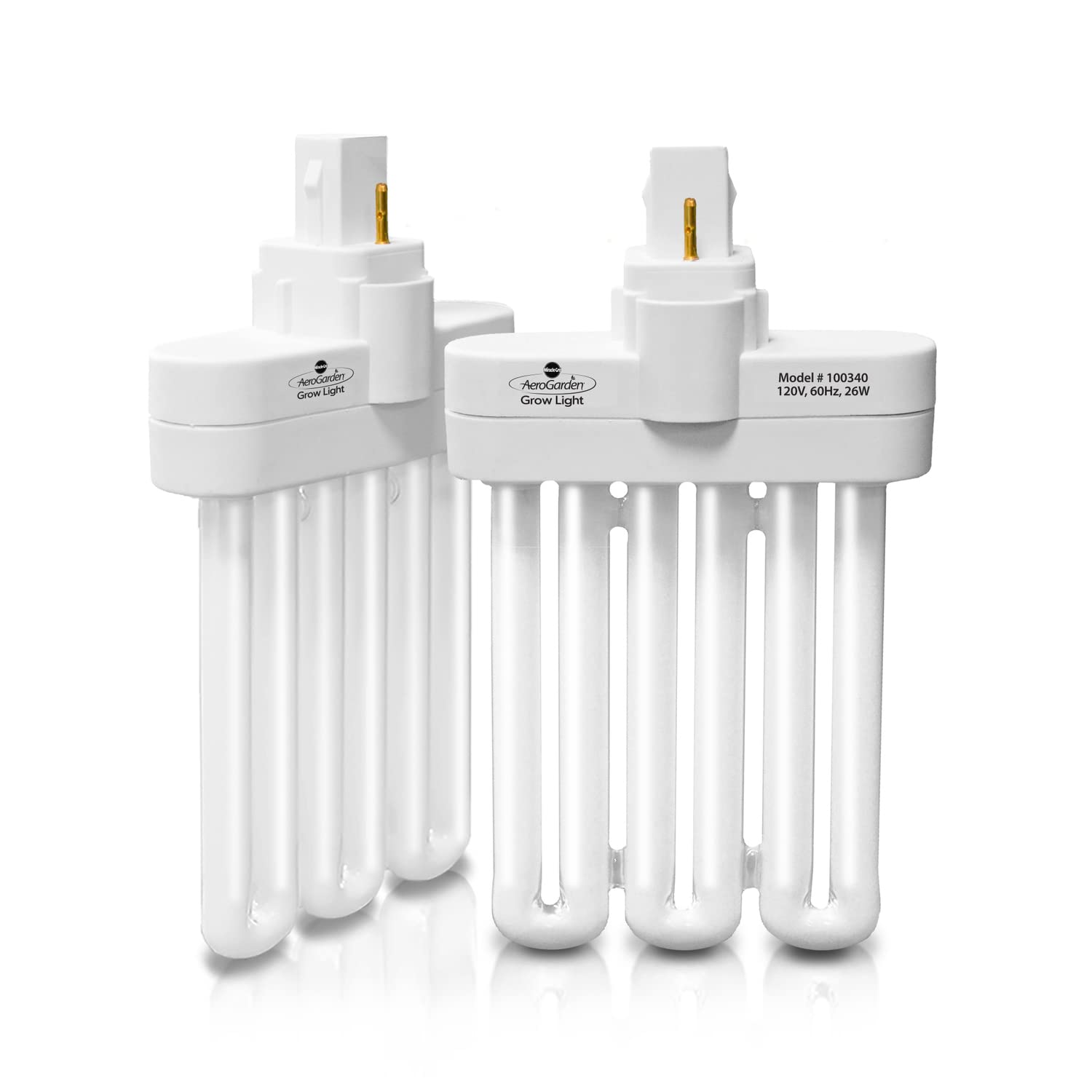 AeroGarden 100340 Fluorescent Grow Light Bulb (2-Pack), White