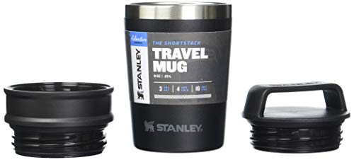 Stanley Aluminum 10-02887-069 The Shortstack Travel Mug Matte Black 8OZ / .23L
