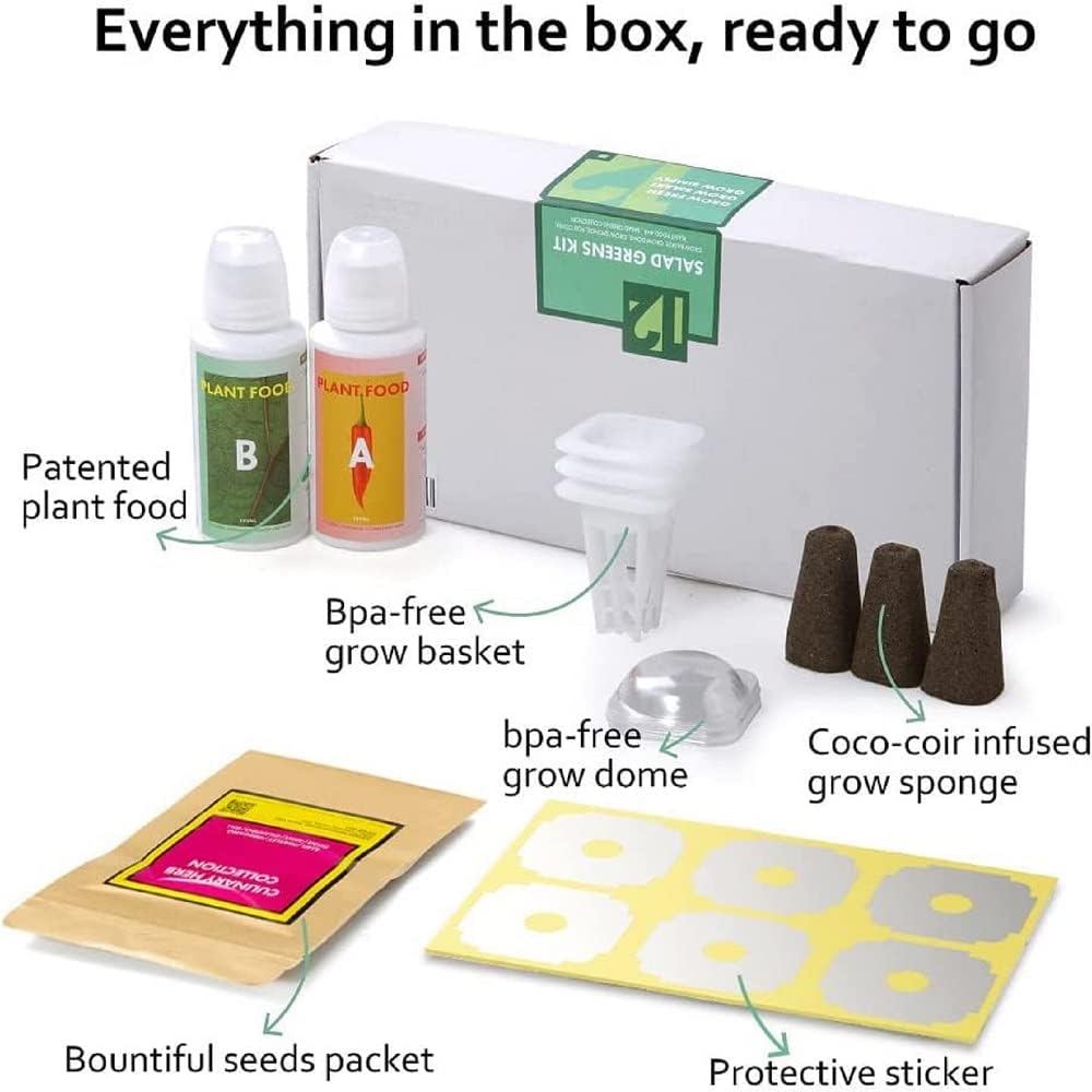 Herb Hydroponic Seeds for aerogarden Hydroponics Growing System, 3-Pod (350+ Seeds Include Basil, Parsley, Oregano, Thyme, Mint, Cilantro, and Dill)