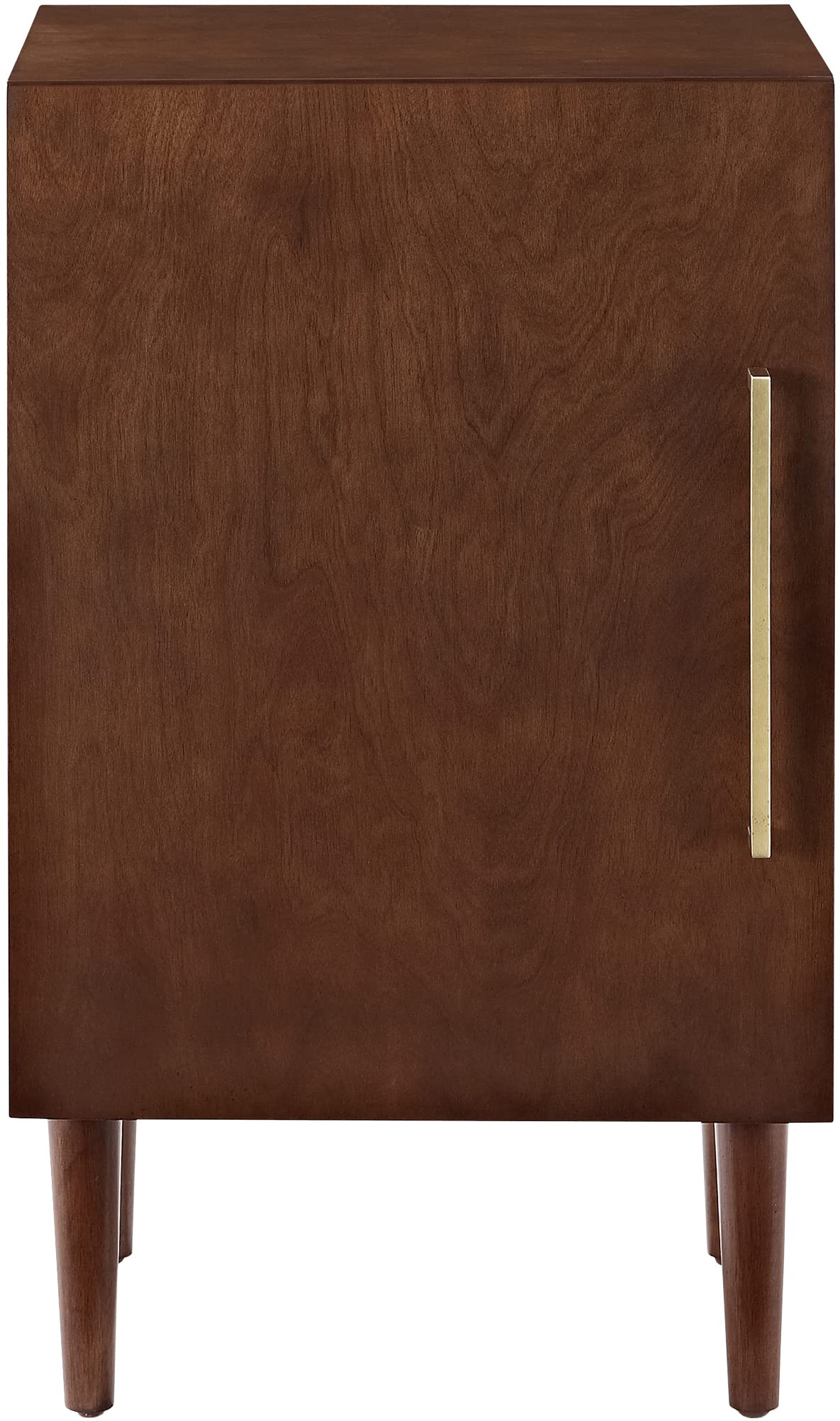 Crosley Furniture Everett Player Stand with Storage for Vinyl Records, Mahogany