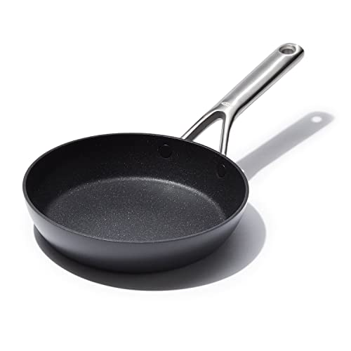 OXO Professional Hard Anodized PFAS-Free Nonstick, 8" Frying Pan Skillet, Induction, Diamond reinforced Coating, Dishwasher Safe, Oven Safe, Black