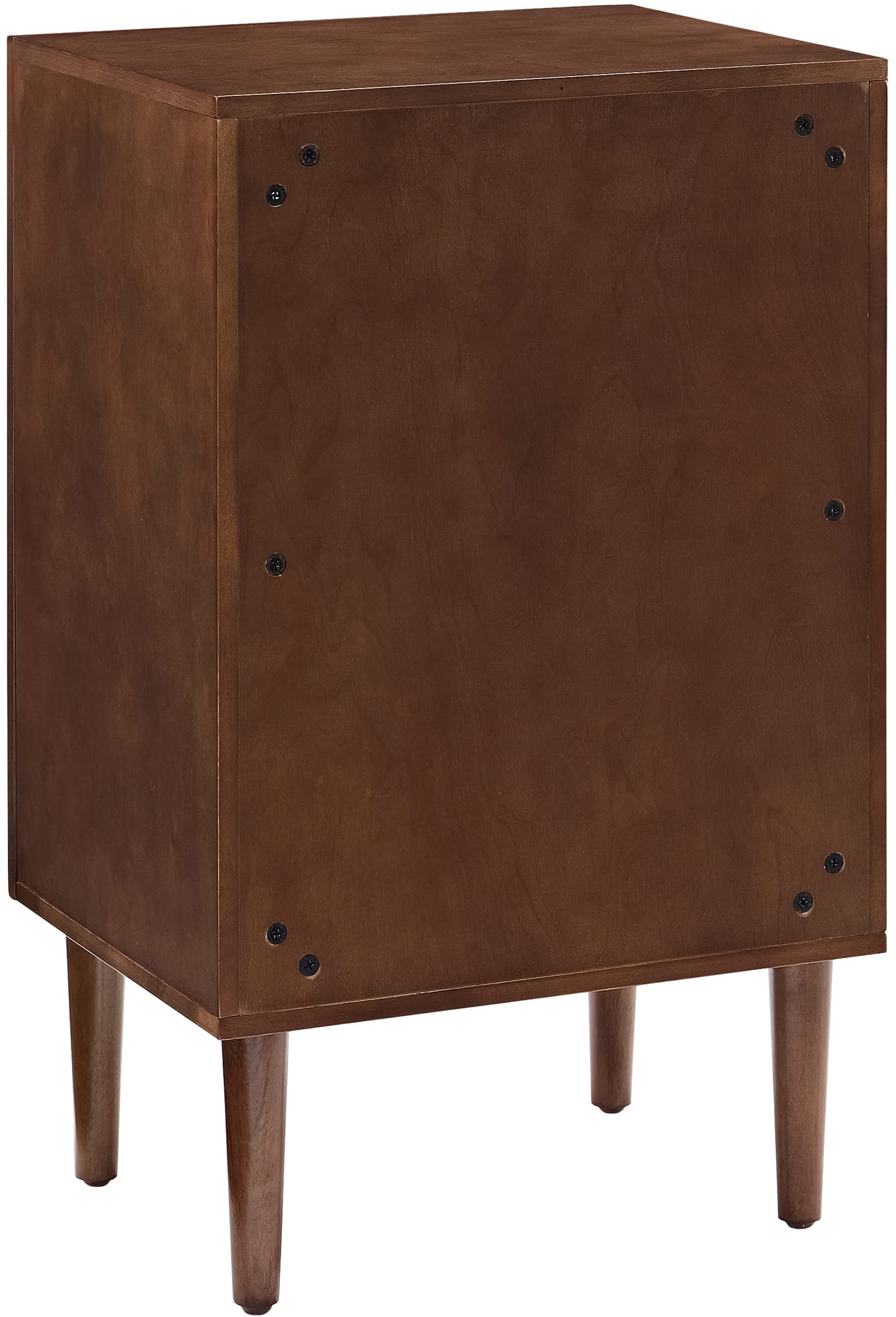 Crosley Furniture Everett Player Stand with Storage for Vinyl Records, Mahogany