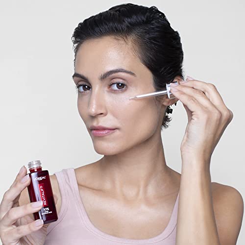 L'Oreal Paris Revitalift 10% Pure Glycolic Acid Face Serum, Visibly Evens Tone & Reduce Wrinkles, Fragrance Free 1.7 oz