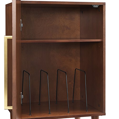 Crosley Furniture Everett Player Stand with Storage for Vinyl Records, Mahogany