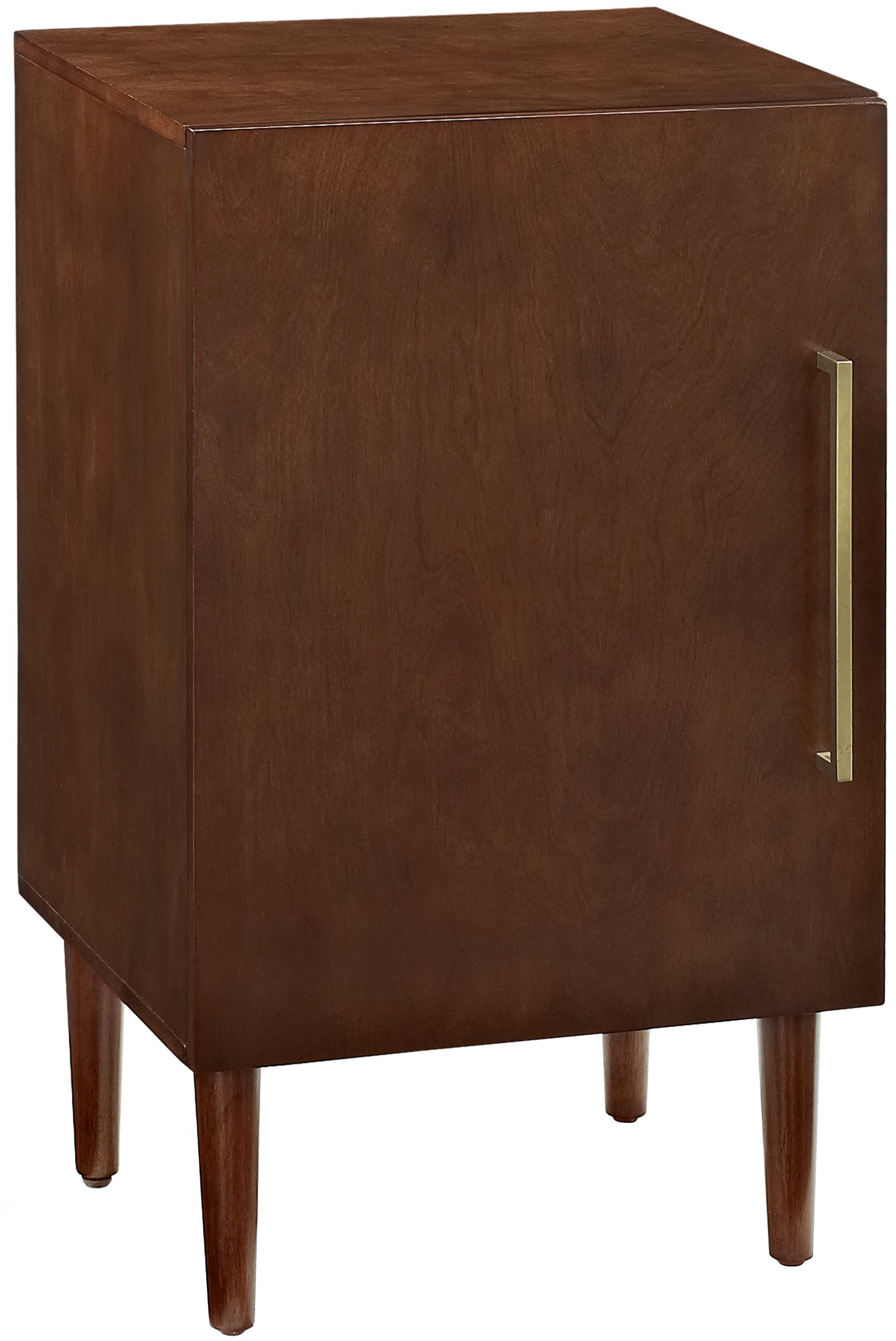 Crosley Furniture Everett Player Stand with Storage for Vinyl Records, Mahogany