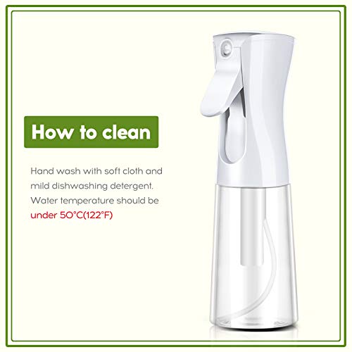 Mistifi Oliver Oil Sprayer for cooking, Spray bottle 6oz, Non-Aerosol Refillable Dispenser Oil Mister FS601 Green Vegetable