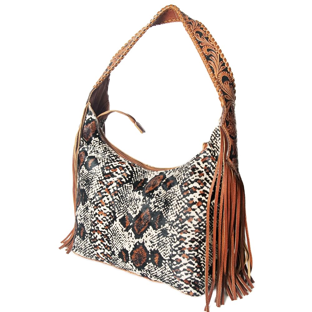 American Darling Hobo Hair-On Genuine Leather Western Women Bag | Handbag Purse | Leather Hobo Bag | Hobo Bags for Women | Hobo Purse | Hobo Wallet | Cute Hobo Bag