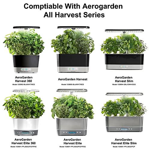 HKY 12V AC/DC Adapter Compatible with AeroGarden Harvest Elite Slim 360 100690-BLK 100691 100692-BLK 100693-PPL 100694-BLK 100695-PPL Indoor Garden LED Grow Light Power Supply