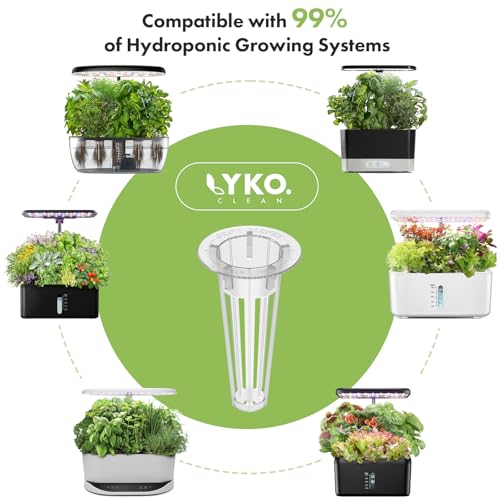 LYKOCLEAN Tomato Seed Pod Kit for AeroGarden Hydroponics Growing System, 350+ Seeds, Include Red Pepper, Green Pepper, Yellow Pepper, Purple Bell Pepper, Cucumber, Red Cherry Tomato, Golden Tomato